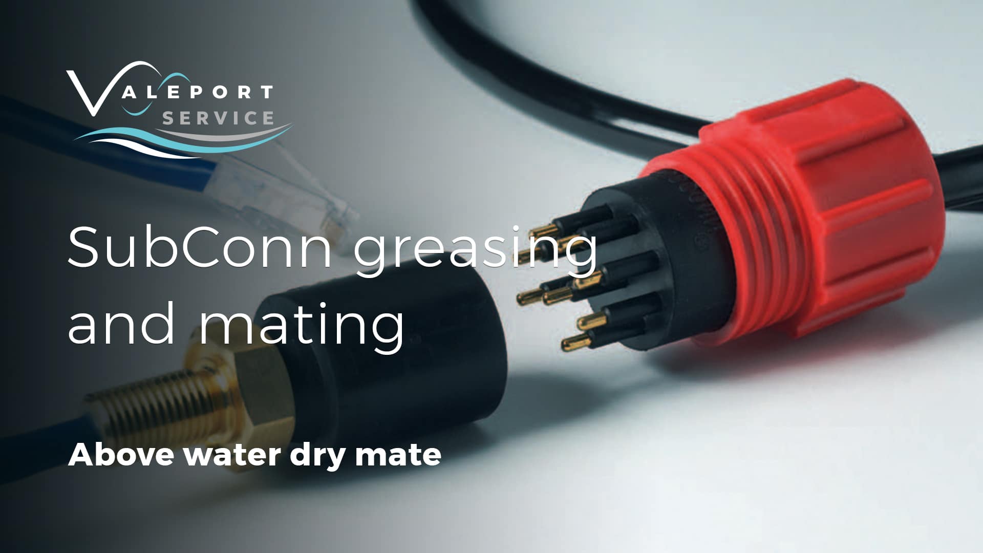 SubConn greasing and mating above water dry mate - Teledyne Valeport